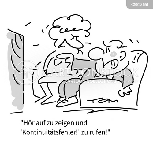 Cartoons und Karikaturen mit Fehler