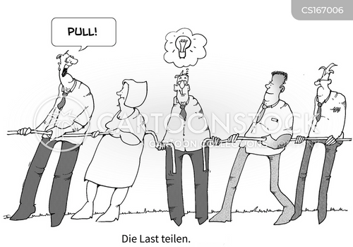 Cartoons und Karikaturen mit Kooperatives Arbeiten