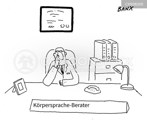 Cartoons und Karikaturen mit Berater