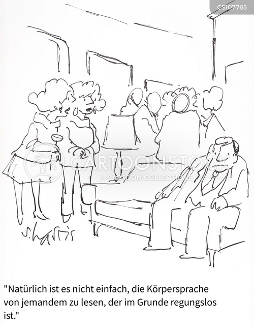 Cartoons und Karikaturen mit Sprache