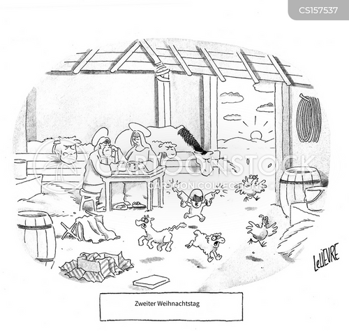 Cartoons und Karikaturen mit Boxing Day
