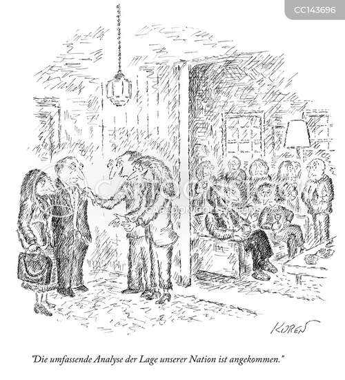 Cartoons und Karikaturen mit Party-mix