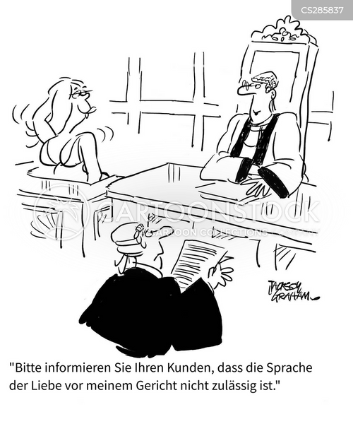 Cartoons und Karikaturen mit Sprache
