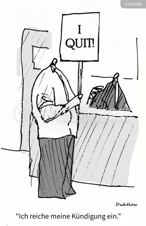 Cartoons und Karikaturen mit Jobwechsel