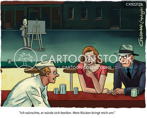 Cartoons und Karikaturen mit Edward Hopper