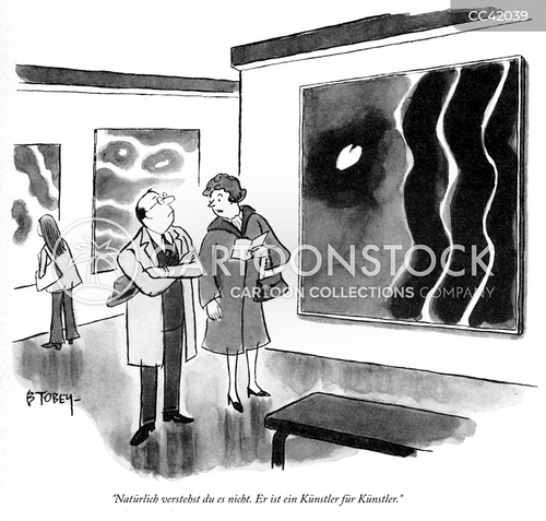 Cartoons und Karikaturen mit Akt