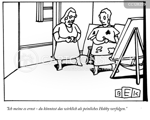 Cartoons und Karikaturen mit Verstecktes Kompliment