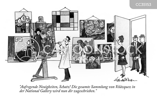 Cartoons und Karikaturen mit Akt