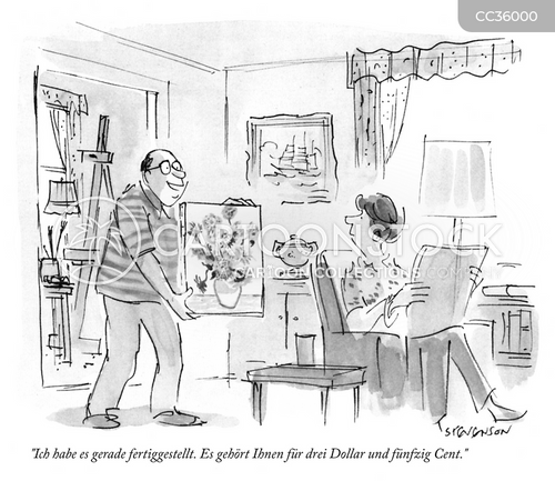 Cartoons und Karikaturen mit Akt