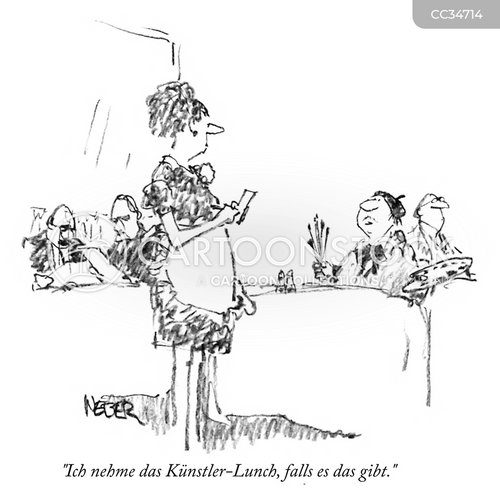 Cartoons und Karikaturen mit Restaurant-apps