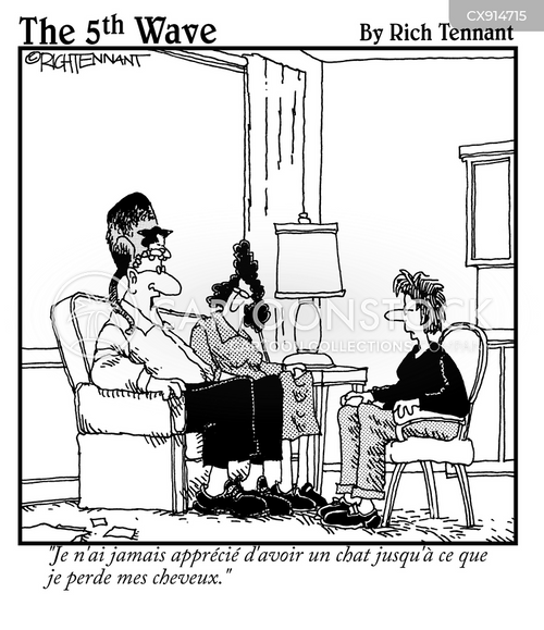 Dessins humoristique et caricaturés avec Devenir Chauve