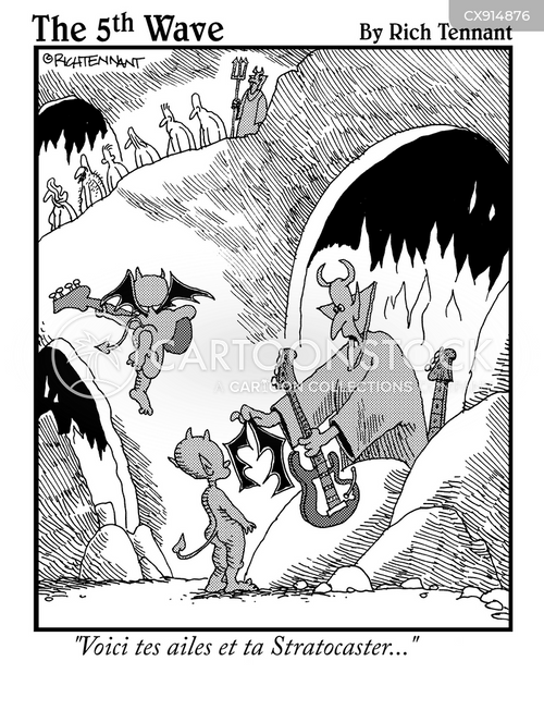 Dessins humoristique et caricaturés avec Chanteur Principal