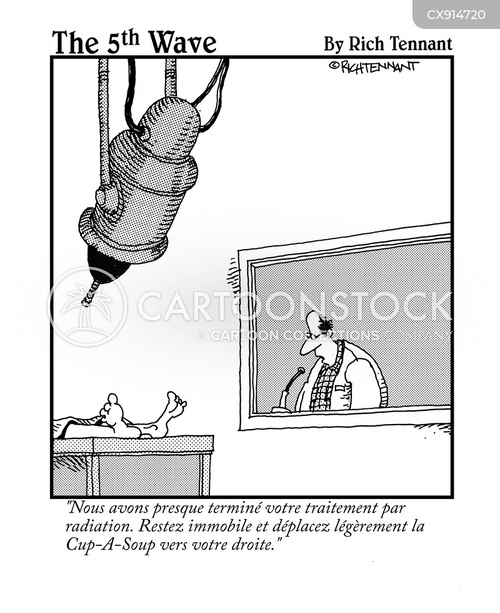 Dessins humoristique et caricaturés avec Effets Secondaires De La Radiation