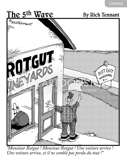 Dessins humoristique et caricaturés avec Rotgut