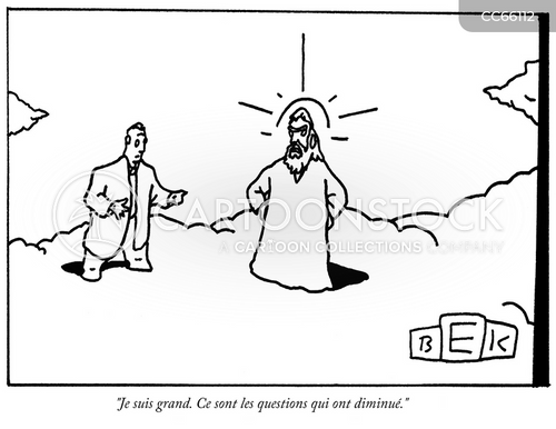 Dessins humoristique et caricaturés avec Les Grandes Questions