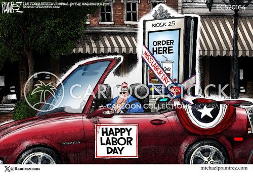 Miss Labor Day Cartoons and Comics - funny pictures from CartoonStock
