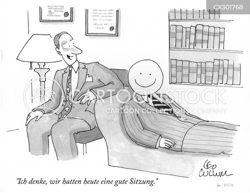 Cartoons und Karikaturen mit Ernstes Gesicht