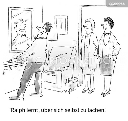 Cartoons und Karikaturen mit Auslachen