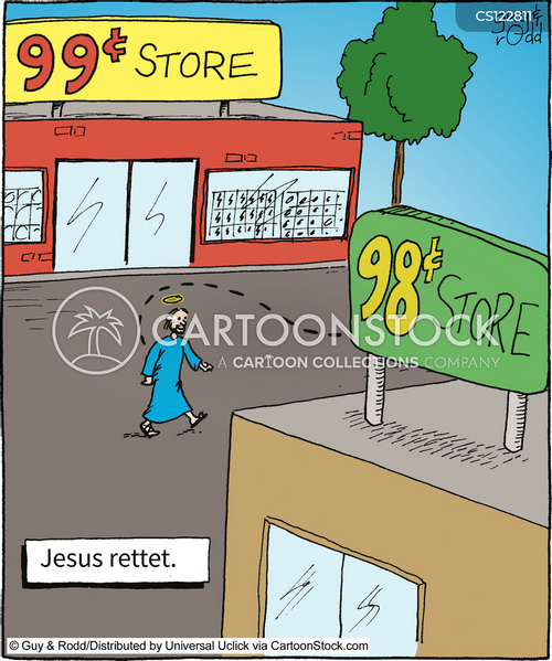 Cartoons und Karikaturen mit Jesus Christ
