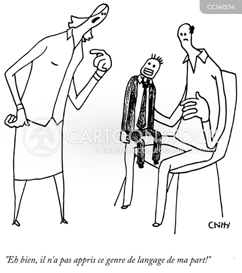 Dessins humoristique et caricaturés avec Enseignement Des Langues