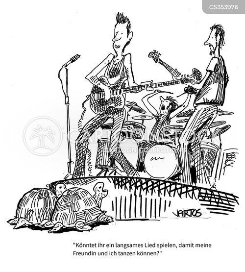 Cartoons und Karikaturen mit Langsames Lied
