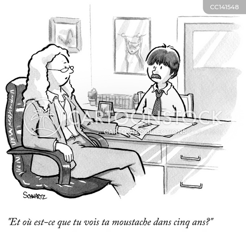 Dessins humoristique et caricaturés avec Processus D'embauche