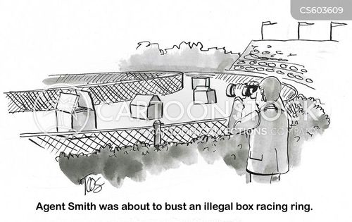 Racing Ring Cartoons and Comics - funny pictures from CartoonStock