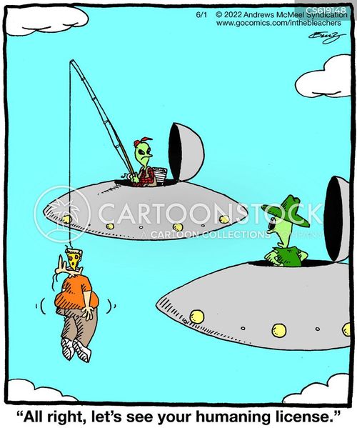 Alien Fish Cartoons and Comics - funny pictures from CartoonStock