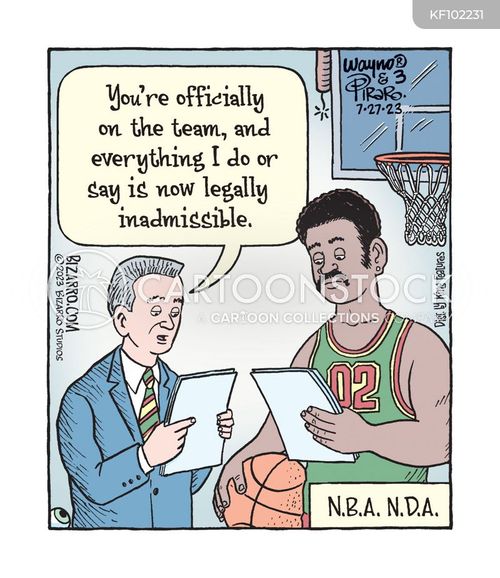 Non-disclosure Cartoons and Comics - funny pictures from CartoonStock