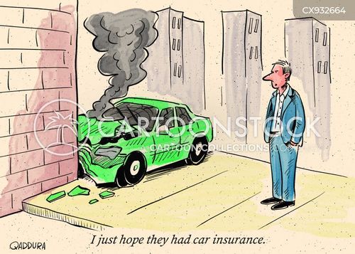 Collision Aftermath Cartoons and Comics - funny pictures from CartoonStock