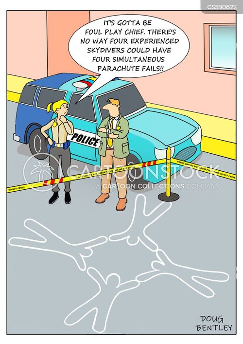 Crime Scene Investigation Cartoons and Comics - funny pictures from ...