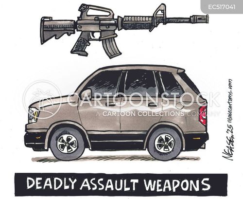 Firearm Violence Cartoons and Comics - funny pictures from CartoonStock
