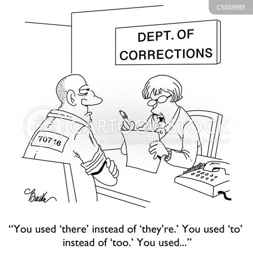 Grammatical Mistake Cartoons and Comics - funny pictures from CartoonStock