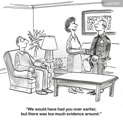 Clues And Evidence Cartoons and Comics - funny pictures from CartoonStock
