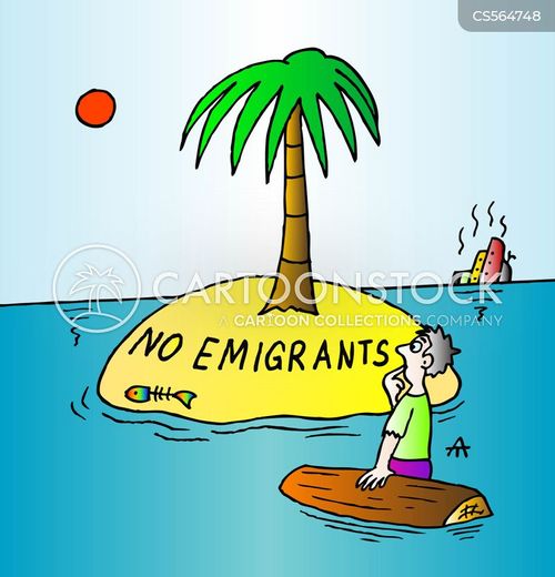 Emigrant Cartoons and Comics - funny pictures from CartoonStock