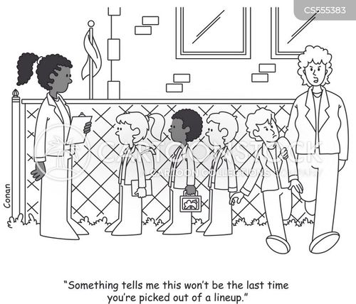 Police Lineup Cartoons and Comics - funny pictures from CartoonStock