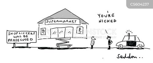 Thief Caught Cartoons and Comics - funny pictures from CartoonStock