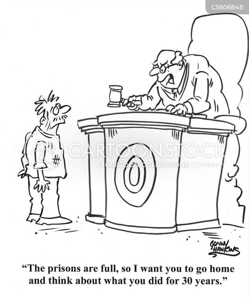 Inmate Reflection Cartoons and Comics - funny pictures from CartoonStock