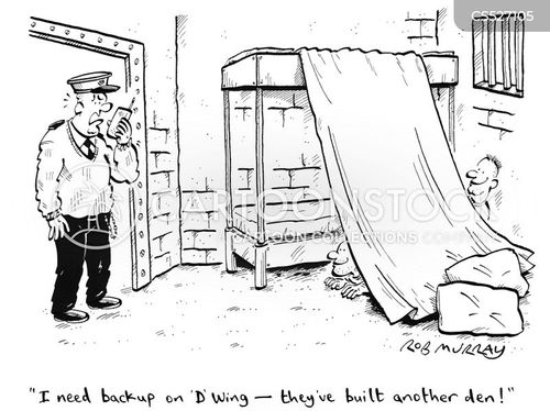 Prison Wing Cartoons and Comics - funny pictures from CartoonStock