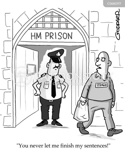 Prison Gate Cartoons and Comics - funny pictures from CartoonStock