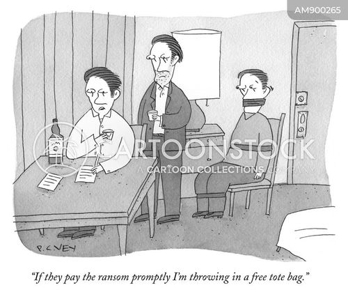 Held To Ransom Cartoons and Comics - funny pictures from CartoonStock