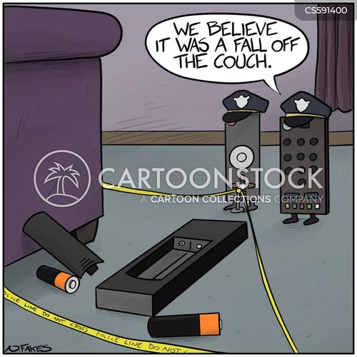 Fake Fall Tv Cartoons and Comics - funny pictures from CartoonStock
