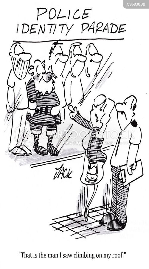 Identity Line Up Cartoons and Comics - funny pictures from CartoonStock