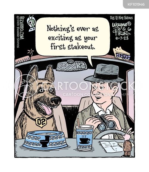 Stake Out Cartoons and Comics - funny pictures from CartoonStock