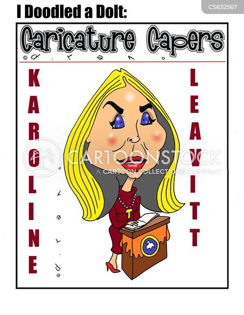 Karoline Leavitt Cartoons and Comics - funny pictures from CartoonStock