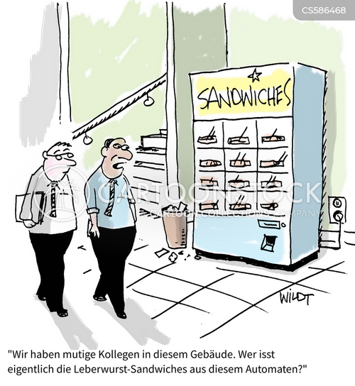 Cartoons und Karikaturen mit Leberwurst