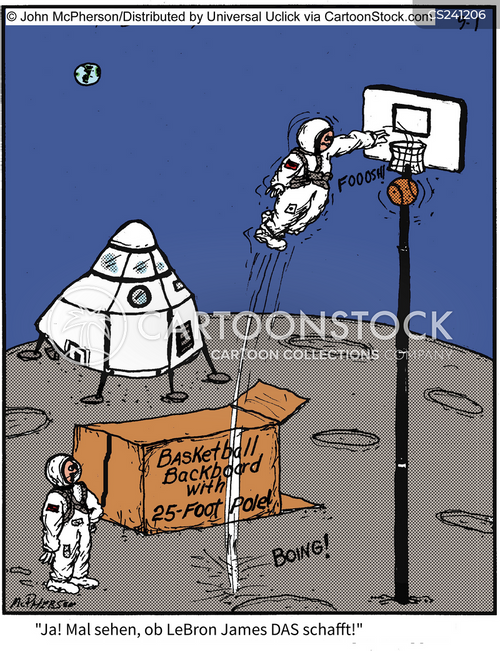 Cartoons und Karikaturen mit Lebron James