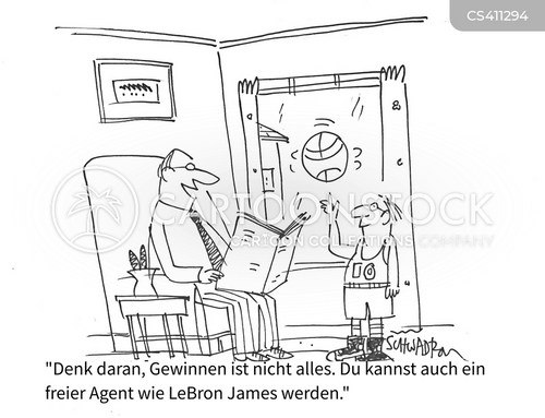 Cartoons und Karikaturen mit Lebron James