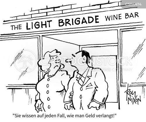 Cartoons und Karikaturen mit Brigade