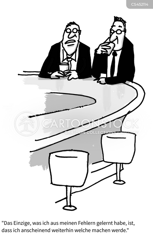 Cartoons und Karikaturen mit Chronisches Verhalten